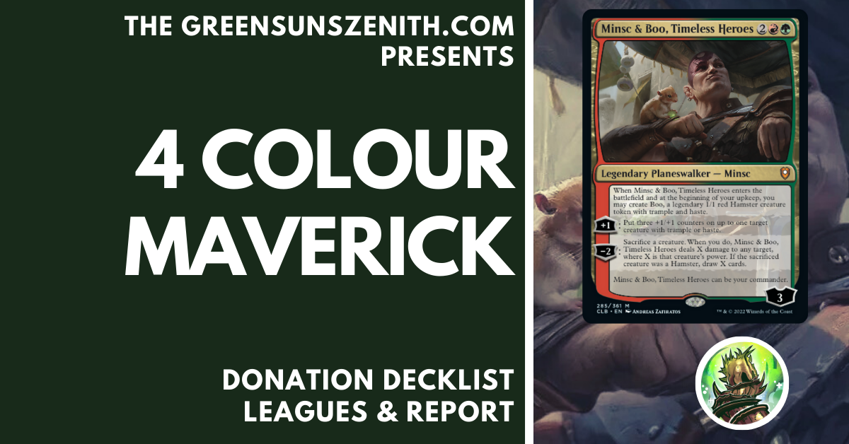 Donation Decklist: 4-Colour Maverick | Legacy Maverick